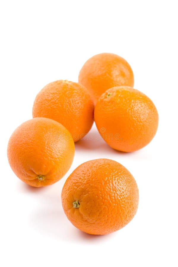 Five Fresh Oranges Picture. Image: 8241841