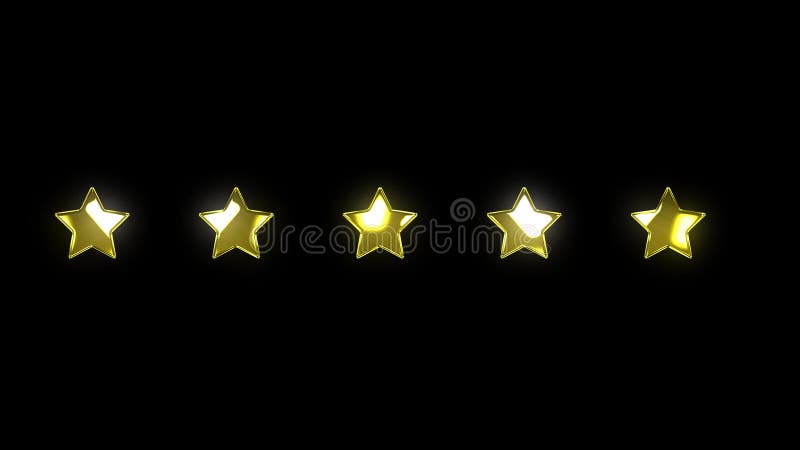 Five Gold Stars Animated Five Gold Stars Appear Level Five Perfect ...