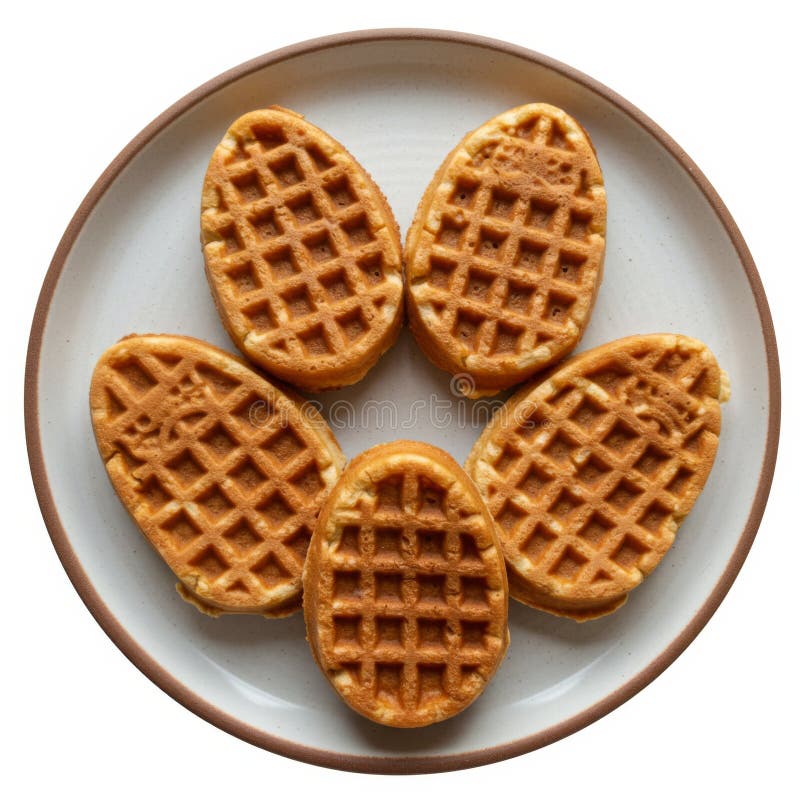 Golden Brown Oval Waffles Stock Illustrations – 1 Golden Brown Oval ...