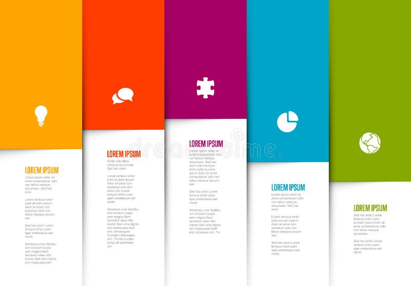 Five Graph Elements Infographic Template Stock Vector - Illustration of ... Five Graph Elements Infographic Template Stock Vector - Illustration of ...