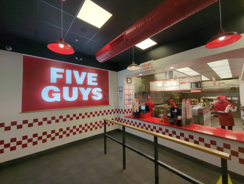 Five Guys Fast Food Restaurant Colorado Springs Editorial Image - Image ...