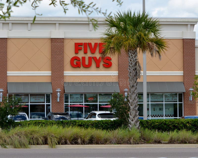 Five Guys Restaurant Exterior Editorial Photo - Image of casual, meal ...