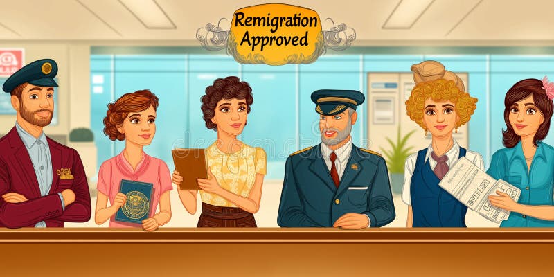 Remigration Approval Stock Illustrations – 11 Remigration Approval ...