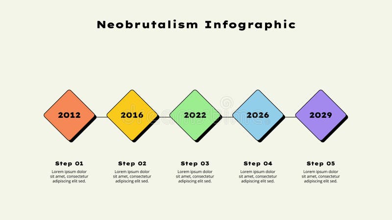 Five Horizontal Elements. Concept of 5 Options of Business Development ...