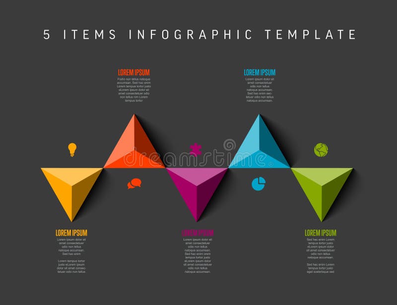 5 Items Infographic Stock Illustrations – 30 5 Items Infographic Stock ...