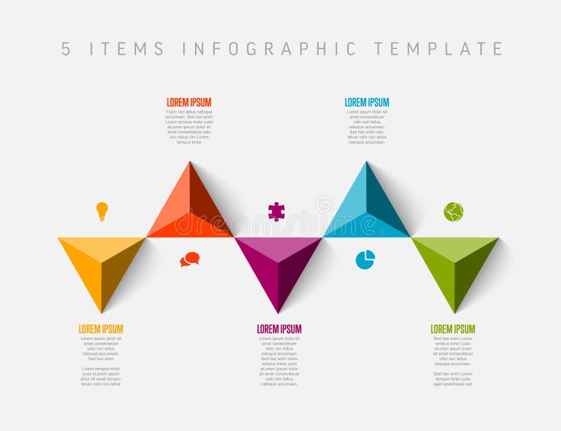 5 Items Infographic Stock Illustrations – 27 5 Items Infographic Stock ...