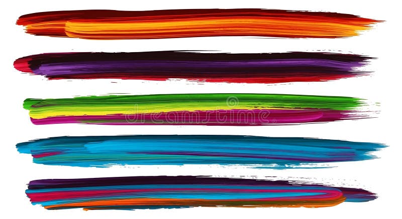 Horizontal Paint Strokes Stock Illustrations – 9,777 Horizontal Paint ...