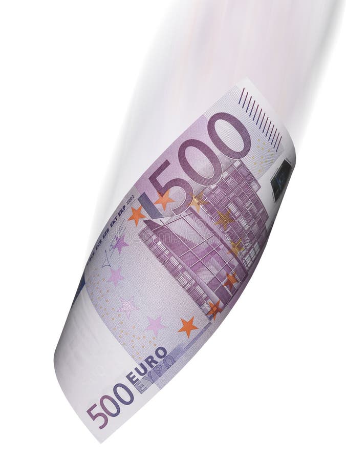 Five Hundred Bill Collage Isolated on White Stock Photo - Image of ...