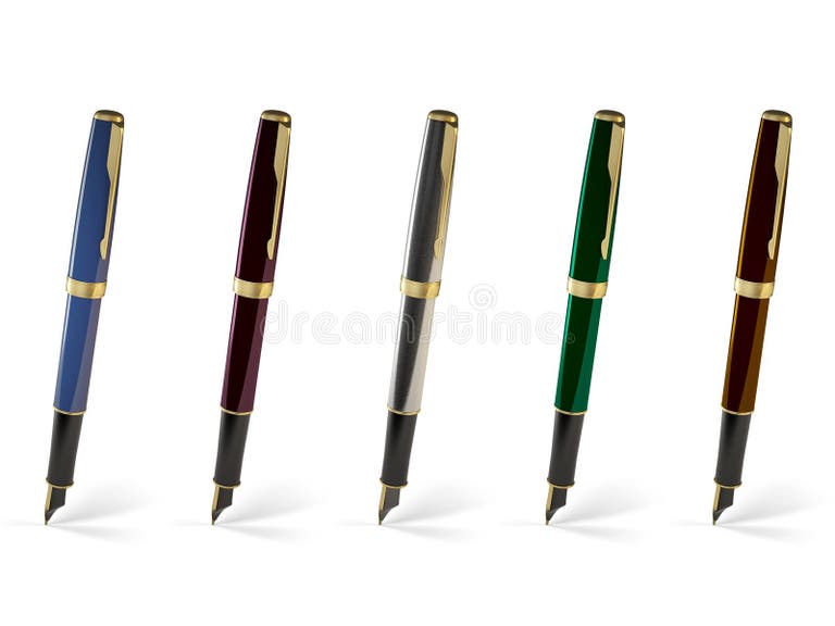Five Ink Pens Stock Illustrations – 29 Five Ink Pens Stock ...