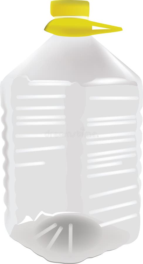 Five-litre Plastic Container for Transporting Liquids- Stock Image ...