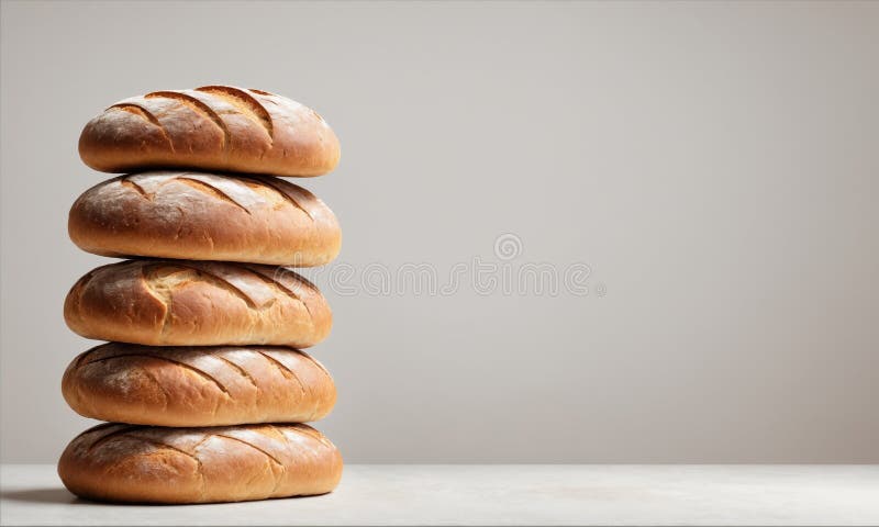 Five Loaves White Bread Stock Illustrations – 20 Five Loaves White ...