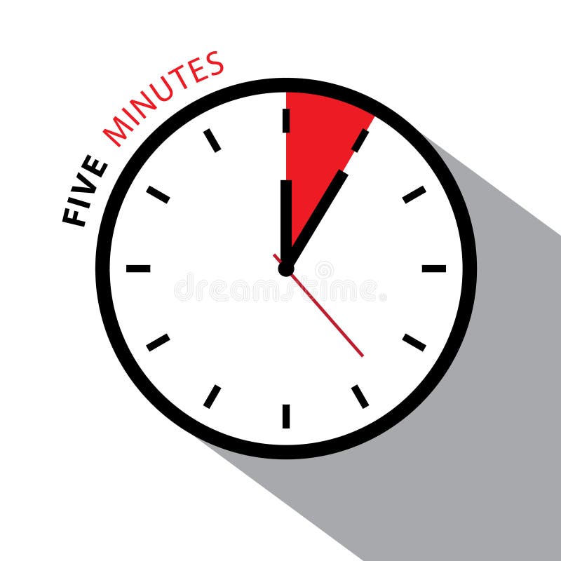 Five Minutes Stock Illustrations – 1,016 Five Minutes Stock ...