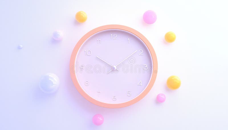 Five Minutes before Midday on a Clock Face Stock Photo - Image of ...