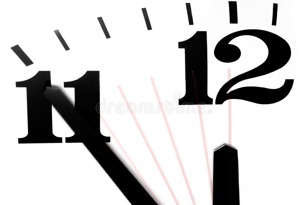Five Minutes to Midnight stock image. Image of precision - 1257743