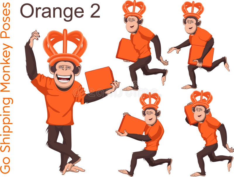 Monkey logos stock vector. Illustration of logotype, character - 61946121