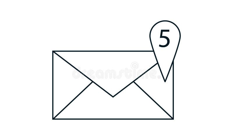 Inbox Messages Symbol Vector Stock Illustrations – 378 Inbox Messages ...