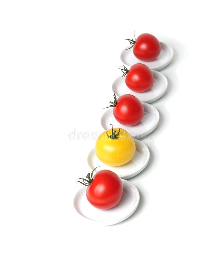 Five organic grape tomato stock image. Image of five - 12314563