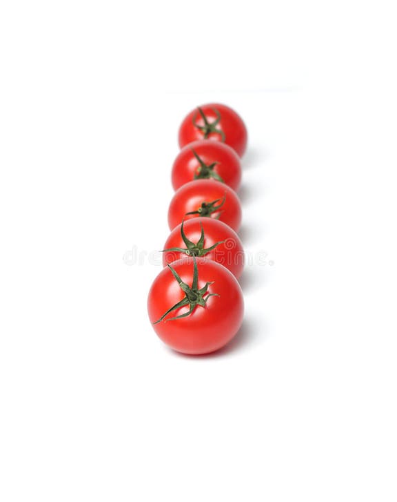 Five organic tomato stock image. Image of ingredient - 11584519