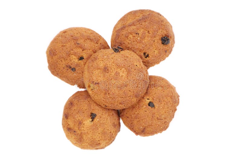 Five cookies on a stack stock photo. Image of cookies - 16059982