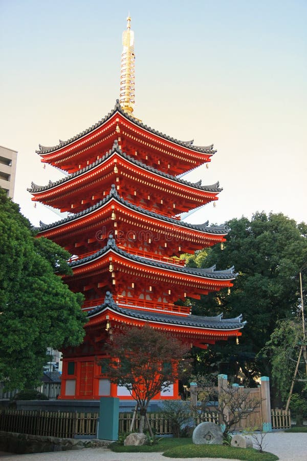 Five pagoda in Japan stock photo. Image of religious - 31401414