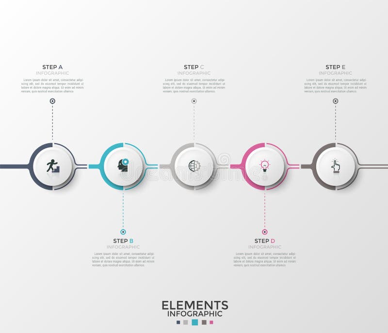 Modern Infographic Design Template Stock Vector - Illustration of ...