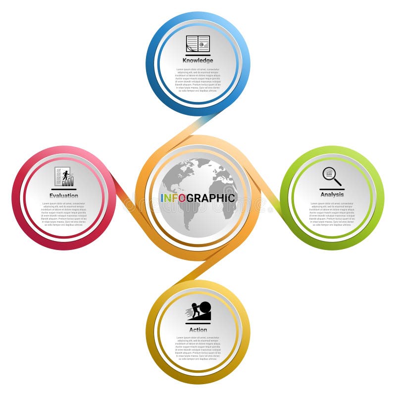 Circle To 4 Parts Stock Illustrations – 27 Circle To 4 Parts Stock ...