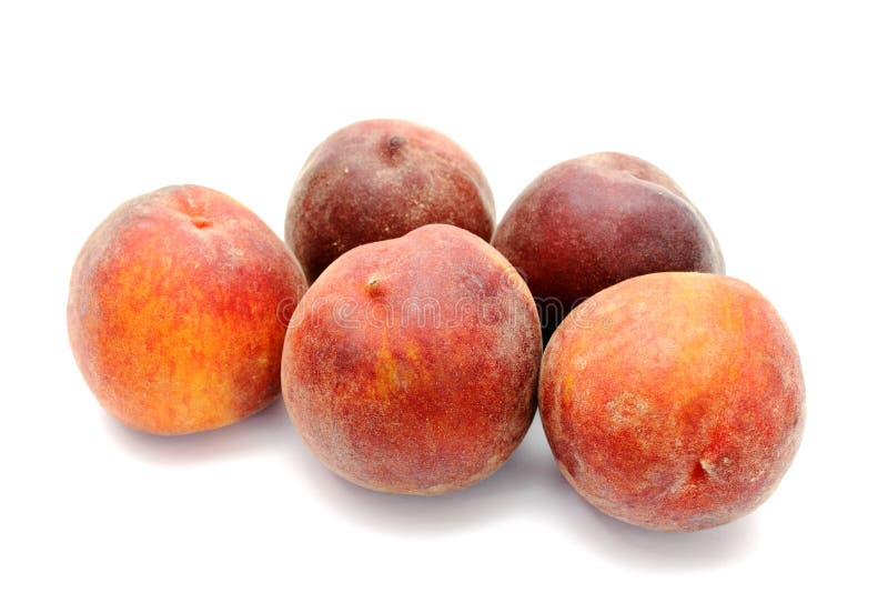Five peaches stock image. Image of healthy, eating, freshness - 25603557