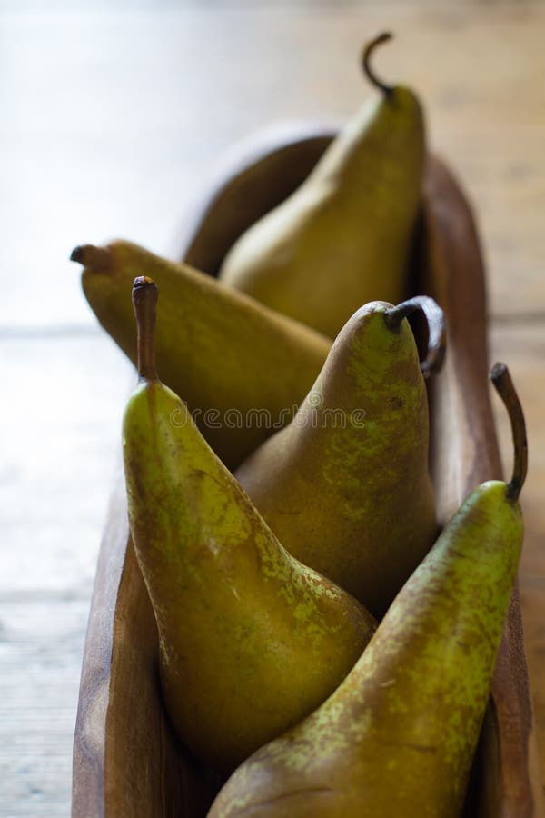 Five pears stock photo. Image of fruity, isolate, breakfast - 1138694