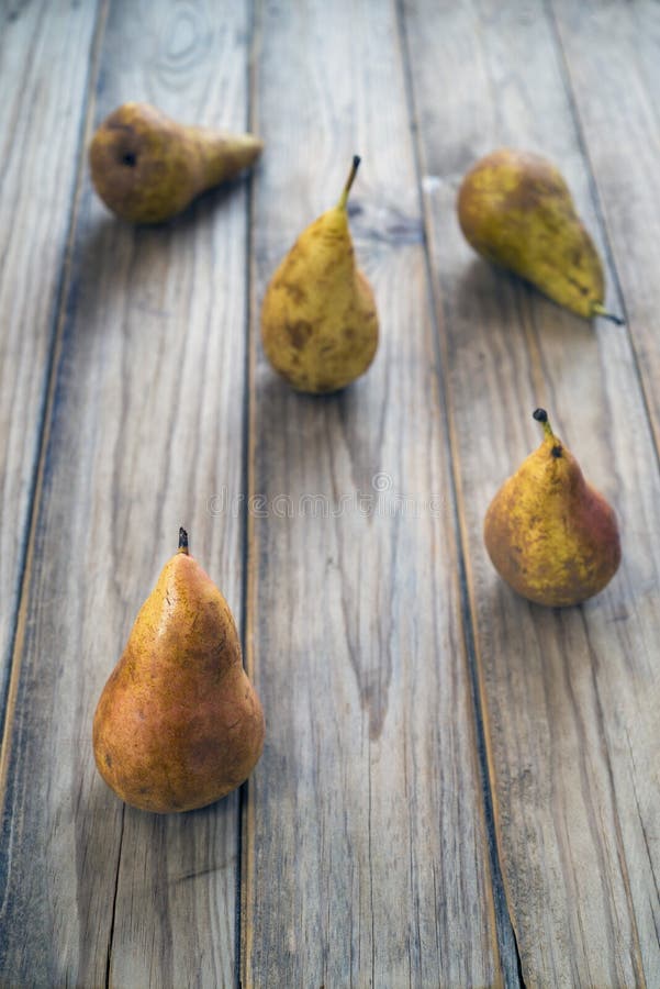 Five pears stock photo. Image of fruity, isolate, breakfast - 1138694