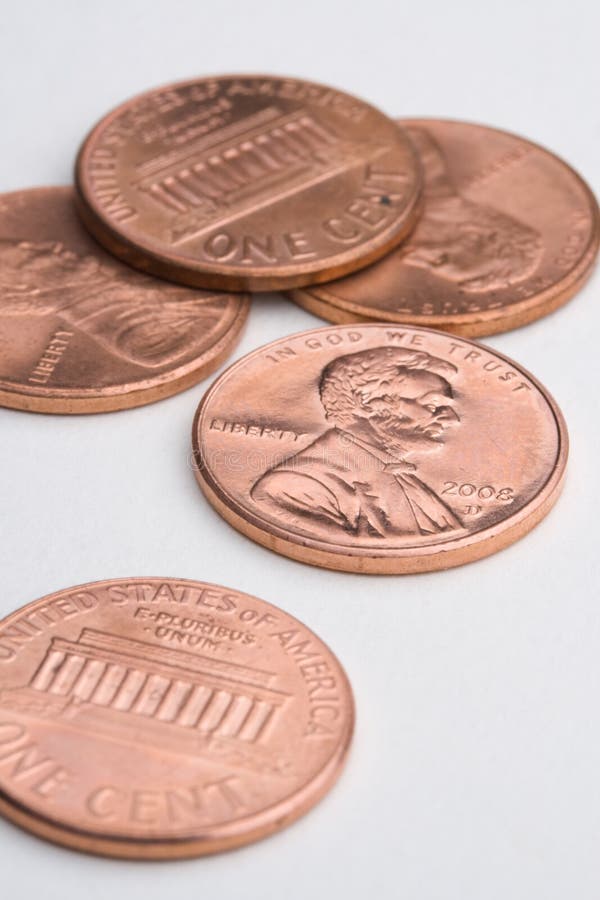 Two Pennies stock photo. Image of thought, pennies, macro - 6147724