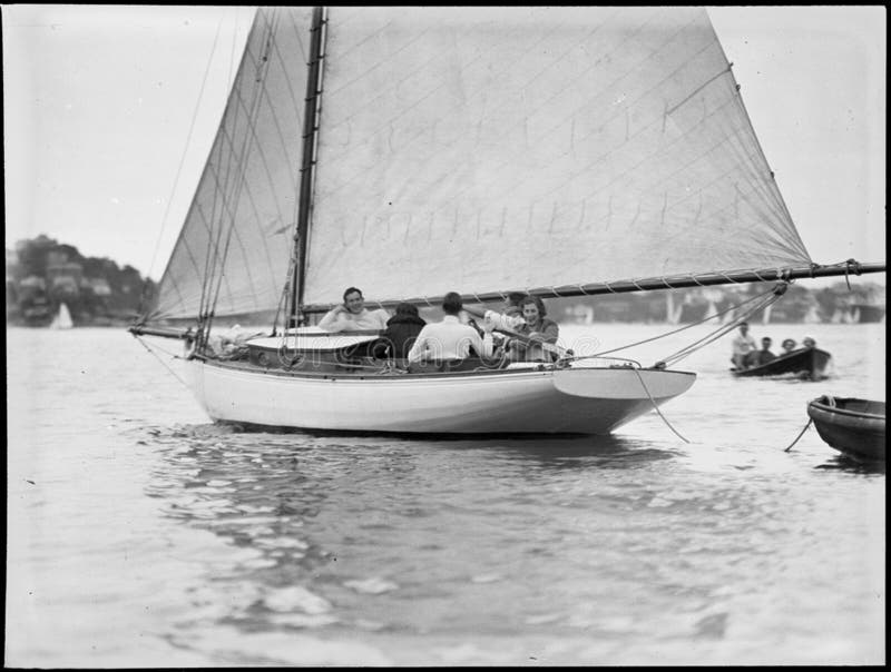 Five People Aboard A Sloop Picture. Image: 224189153