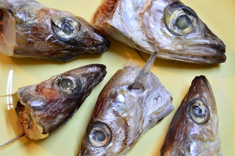 Blue Whiting Or Lilies, Fish On The Table Prepared To Be Cleaned And ...