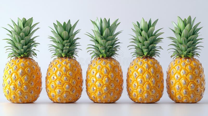 Aligned Pineapples Stock Illustrations – 13 Aligned Pineapples Stock ...