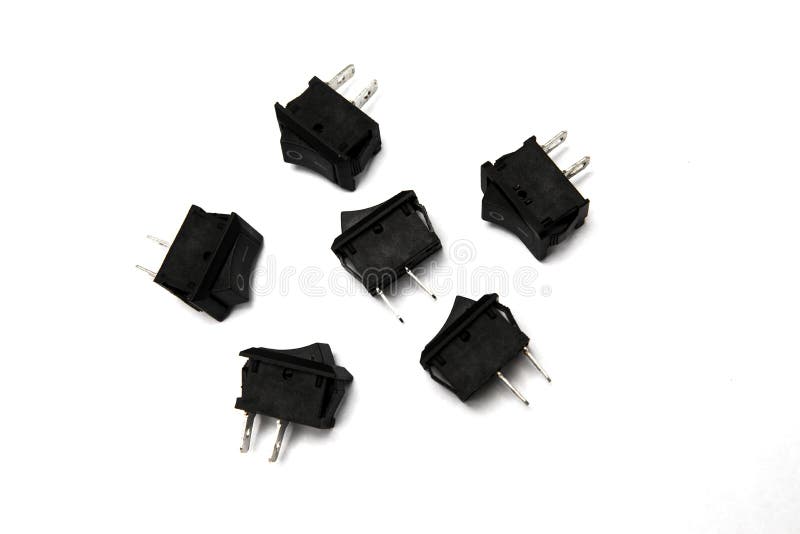 Five Plug Adapters on the Desk Stock Image - Image of electricity ...