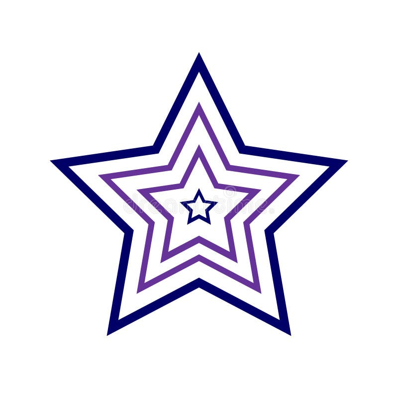 Blue Five Point Star Stock Illustrations – 278 Blue Five Point Star ...