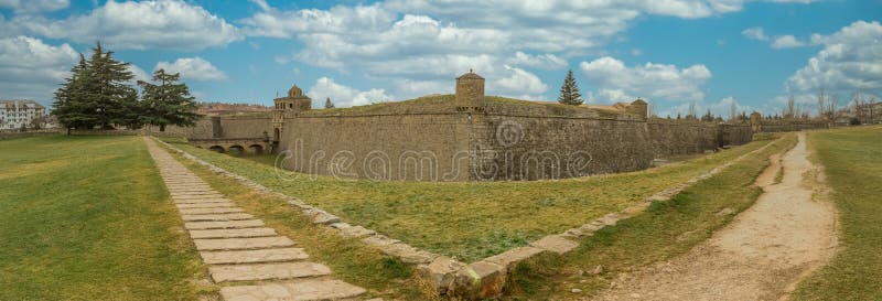 Five Point Star Shape Bastion Fort Jaca Citadel Ramparts, Ditch ...