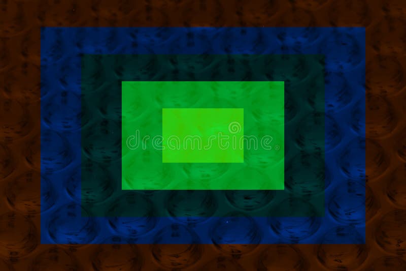 Rectangles of Decreasing Size Different Colours. Stock Image - Image of ...