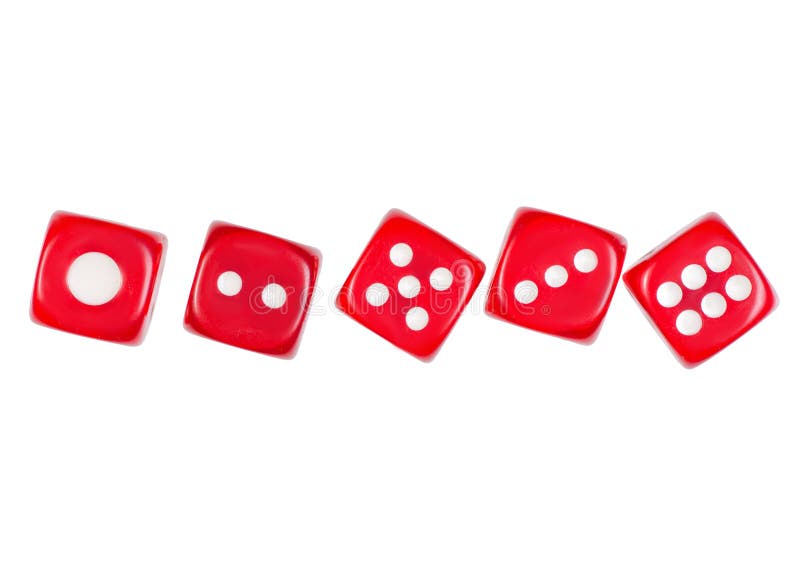 Red dice isolation stock photo. Image of cube, colorful - 111018922