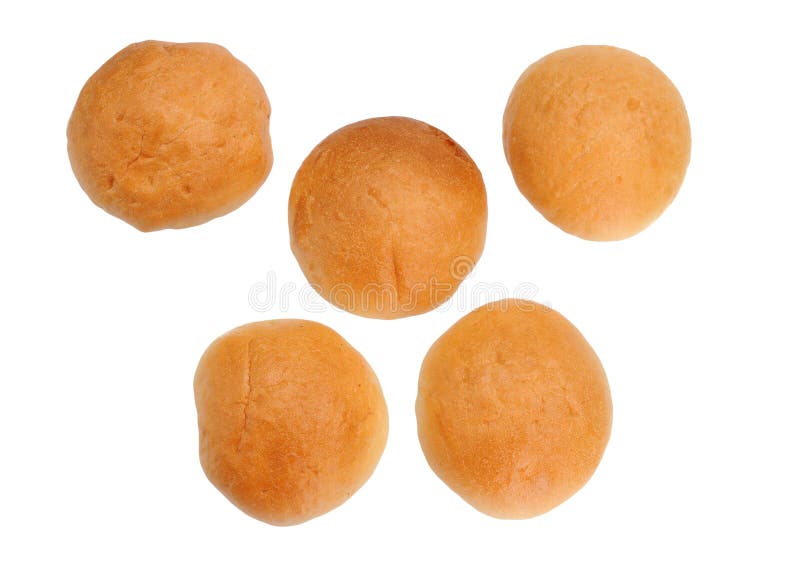 Five round breads stock photo. Image of wheat, yeast - 33423140