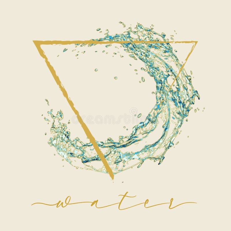 The Five Sacred Elements of Nature Stock Illustration - Illustration of ...