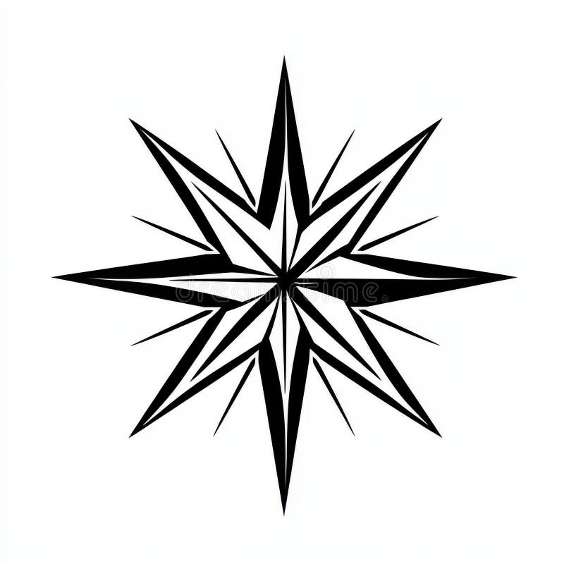 Five-sided 3D-stern - Schwarz, Vektor, Free Stock Illustration ...