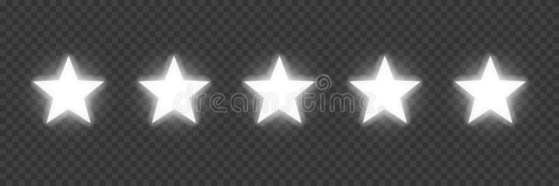 Five Stars Transparent White Stock Illustrations – 316 Five Stars ...