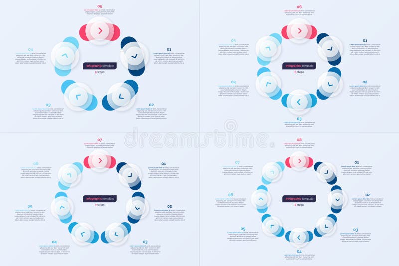 Eight Option Circle Infographic Diagram. Vector Illustration Stock ...