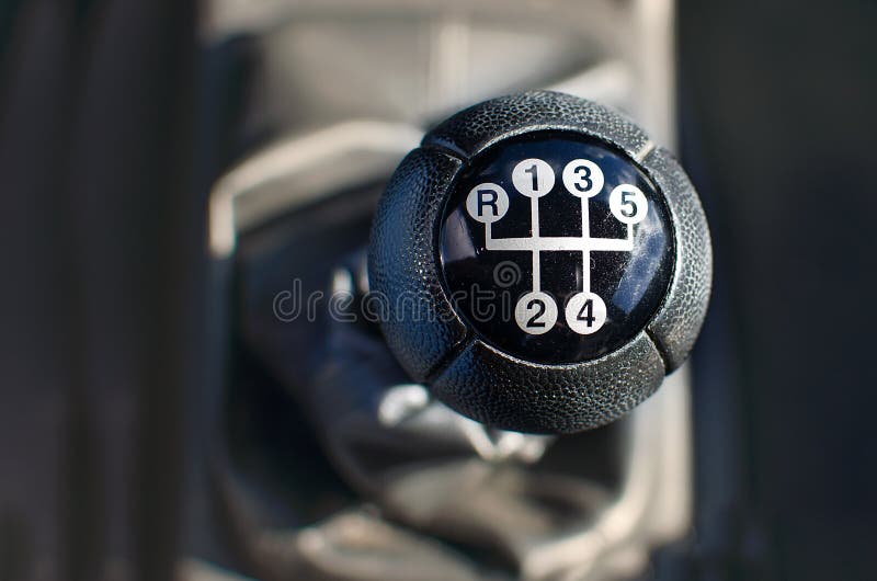 Five speed gear stick stock image. Image of gear, fast - 96148397
