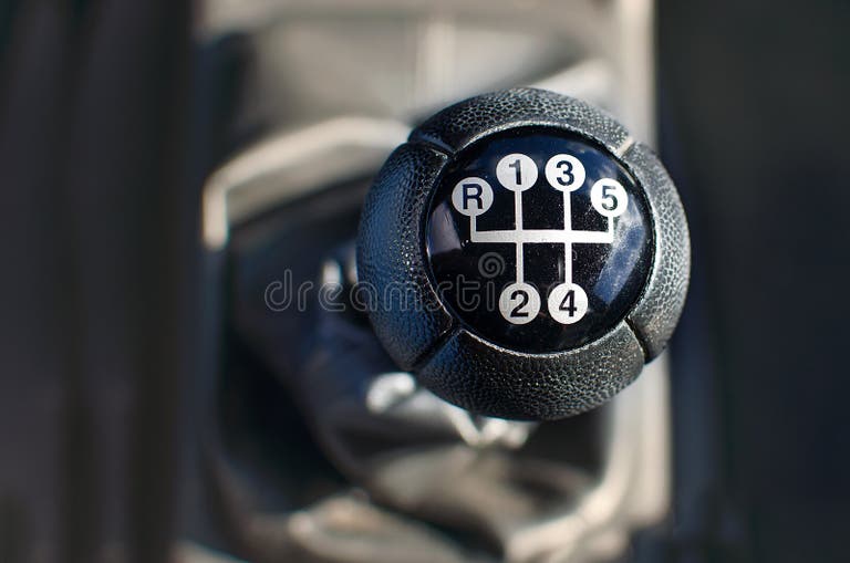 Five speed gear stick stock image. Image of gear, fast - 96148397