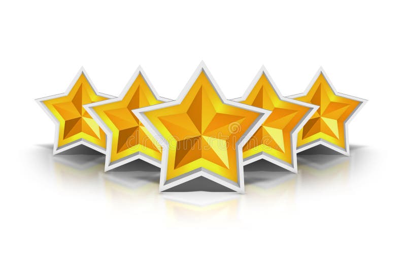 Five Star Class Seal or Badge Stock Illustration - Illustration of ...