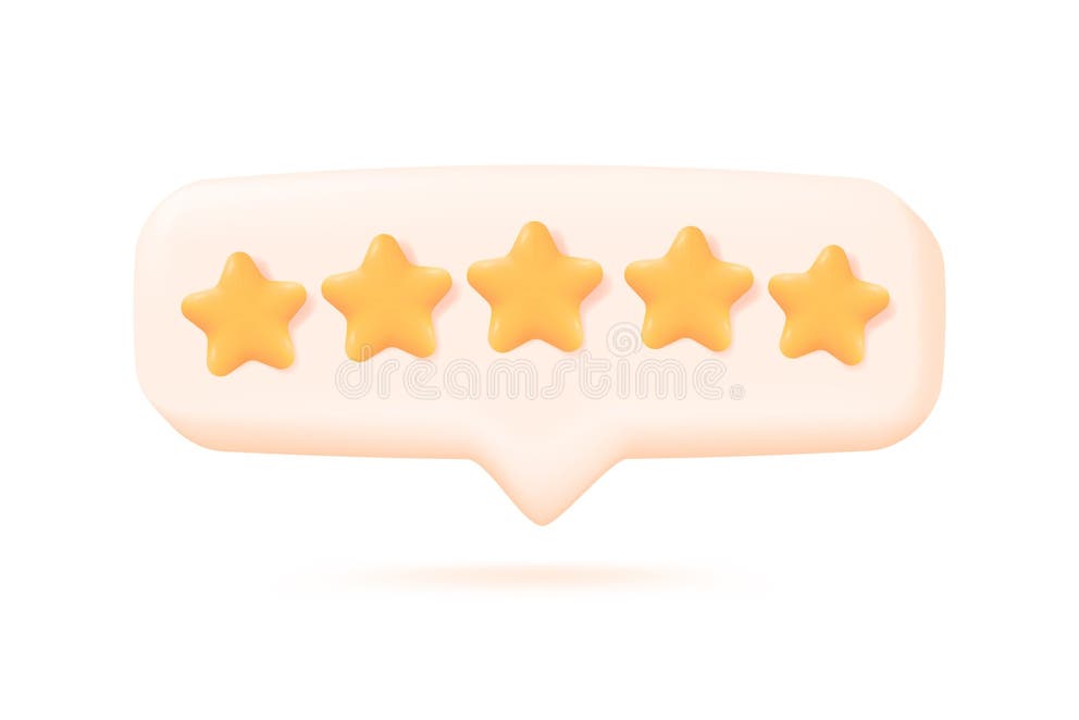 Five Star Customer Satisfaction Level Service Popularity Rating Stock ...