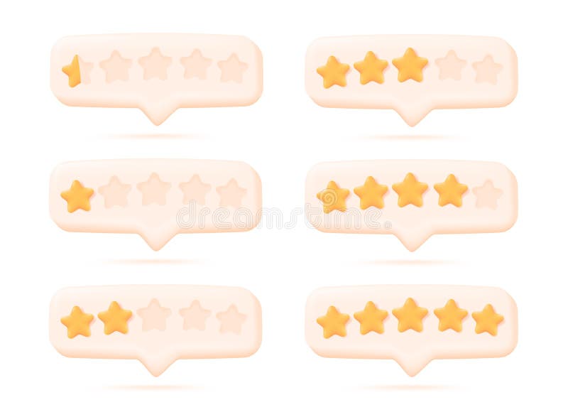 Five Star Customer Satisfaction Level Service Popularity Rating Stock ...