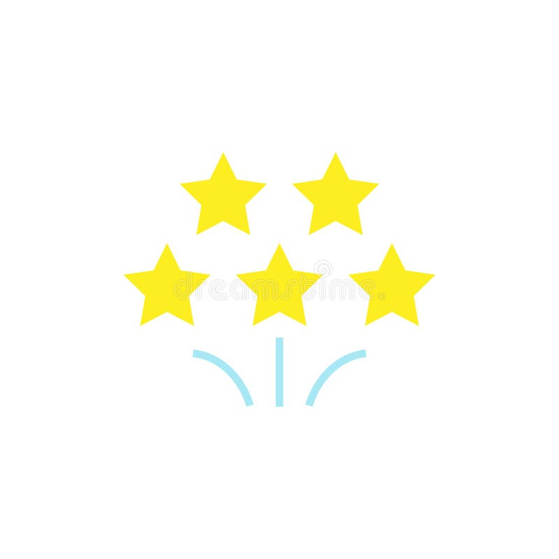 Five Star Flat Element Design,Vector and Illustration Stock Vector ...