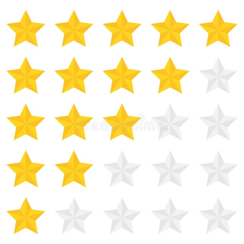Five star ranking stock vector. Illustration of success - 63435120